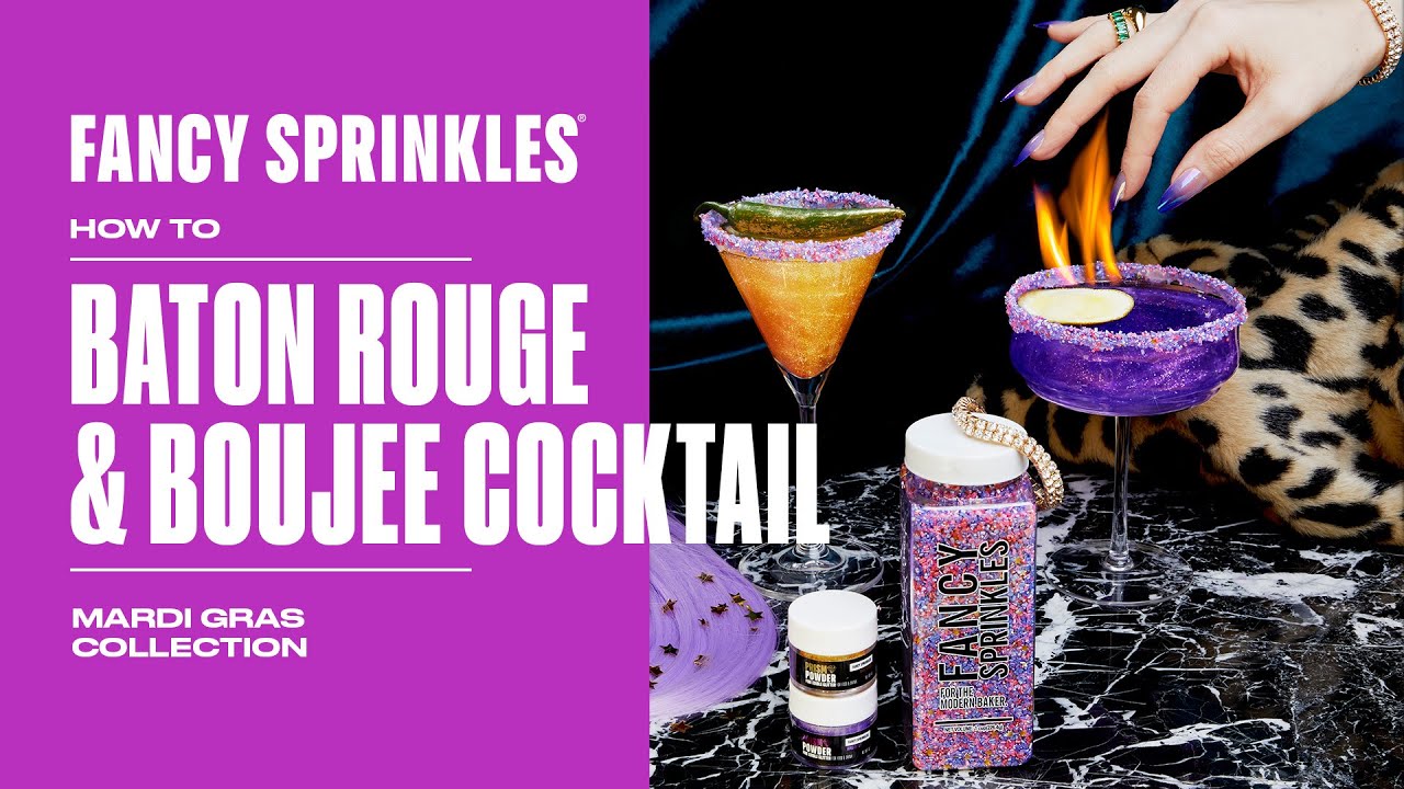 Baton Rouge & Boujee Cocktail Set | Mardi Gras | How To | Fancy ...