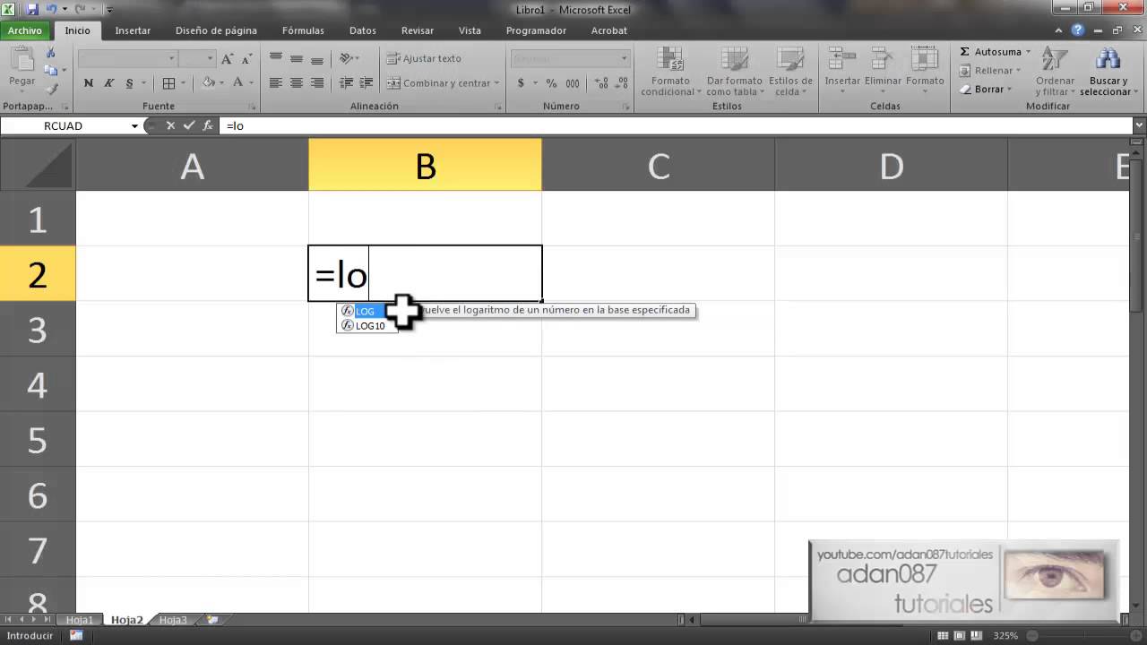 Excel Obtener El Logaritmo De Base 10 YouTube excel-obtener-el-logaritmo-de-base-10-youtube