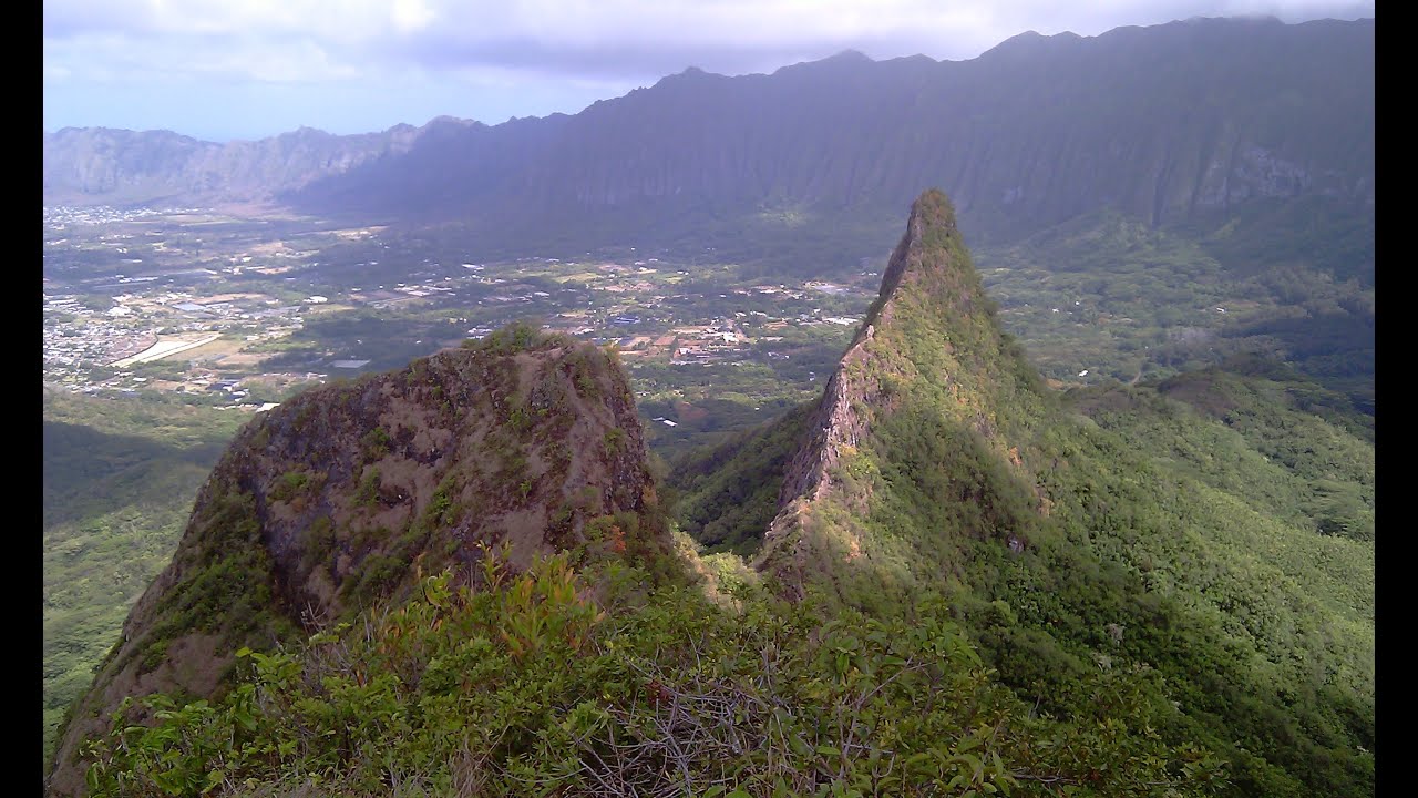 Crazy Oahu Olomana Three Peaks Trail Hike - YouTube