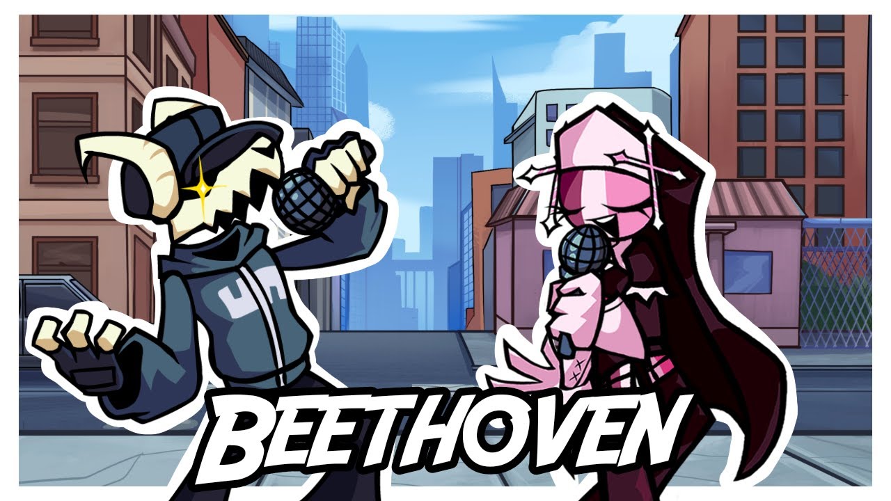 FNF| Beethoven (Natuski Mix) but Tabi and Sarvente sings it - YouTube