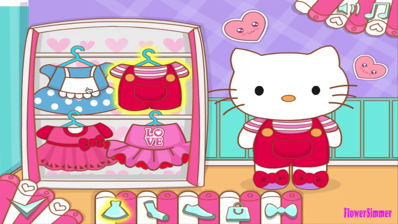 Game For Kids - Hello Kitty Good Morning - Education For Children - YouTube