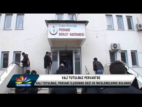 1 VALİ TUTULMAZ, PERVARİ İLÇESİNDE GEZİ VE İNCELEMELERDE BULUNDU