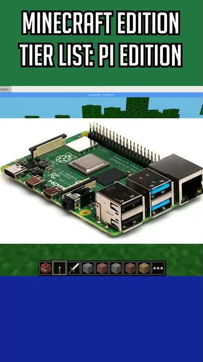 Minecraft Raspberry Pi Edition - YouTube
