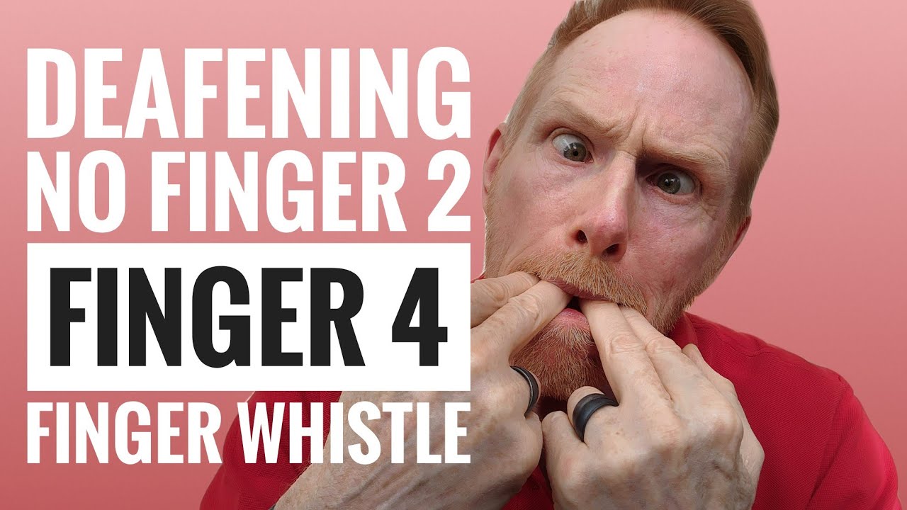 NEW Updated Fingerless No-Finger, 2 Finger, 4 Finger Loud Whistle ...