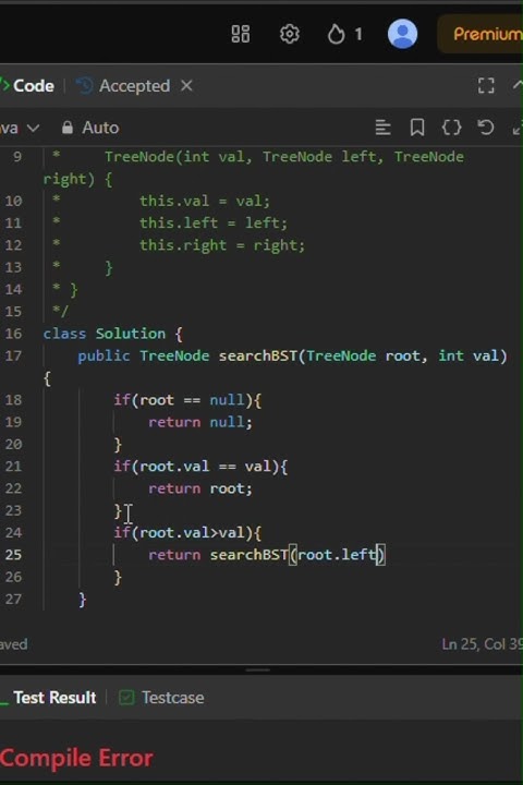 Search In A Binary Tree Codewithme Coding Keeponcoding Leetcodejava Leetcode Happycoding 3460