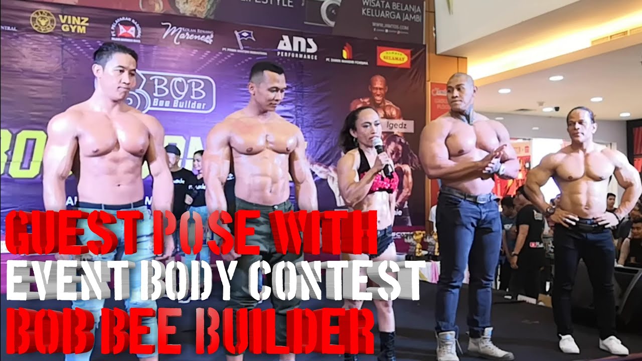 Guest Pose With Event Body Contest BOB BEE BUILDER - YouTube