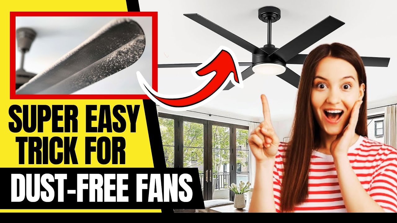 How to Clean a DIRTY Ceiling Fan Without Any Mess! (Quick & Easy!)🧼 ...