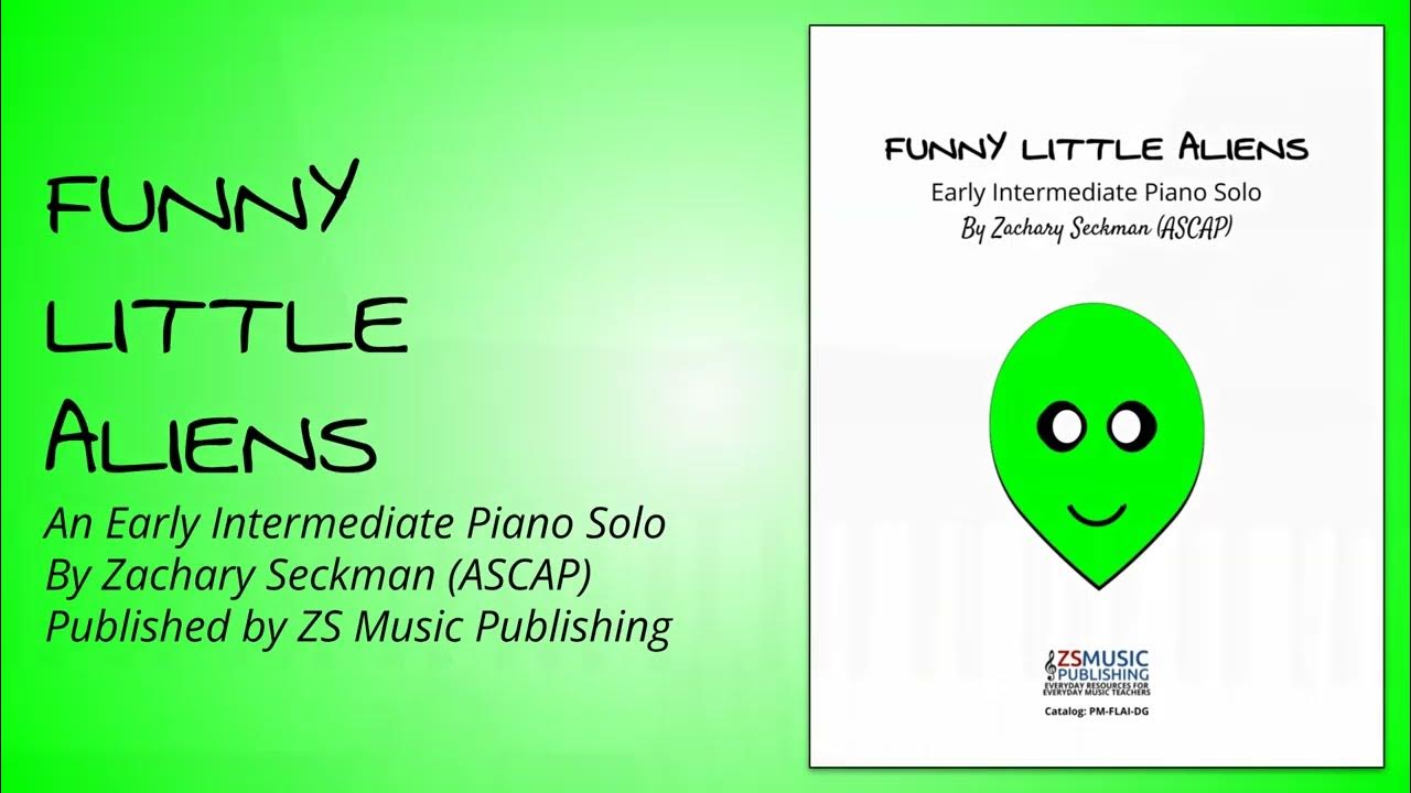 Funny Little Aliens - An Early Beginner Piano Solo - YouTube