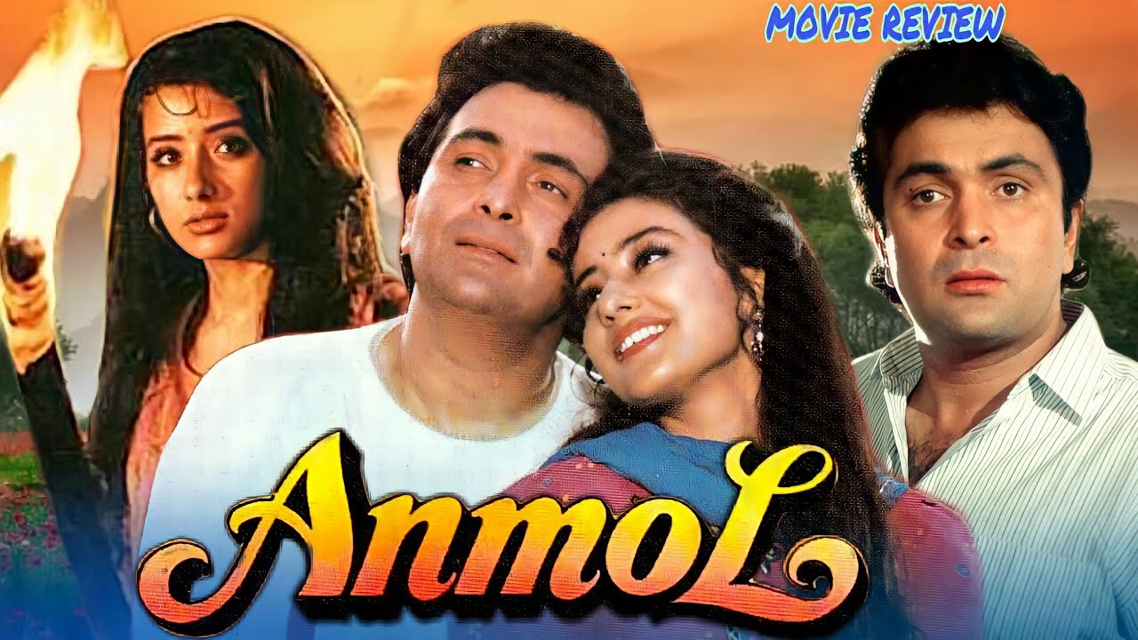 Anmol 1993 Hindi Romantic Movie Review | Rishi Kapoor | Manisha Koirala ...