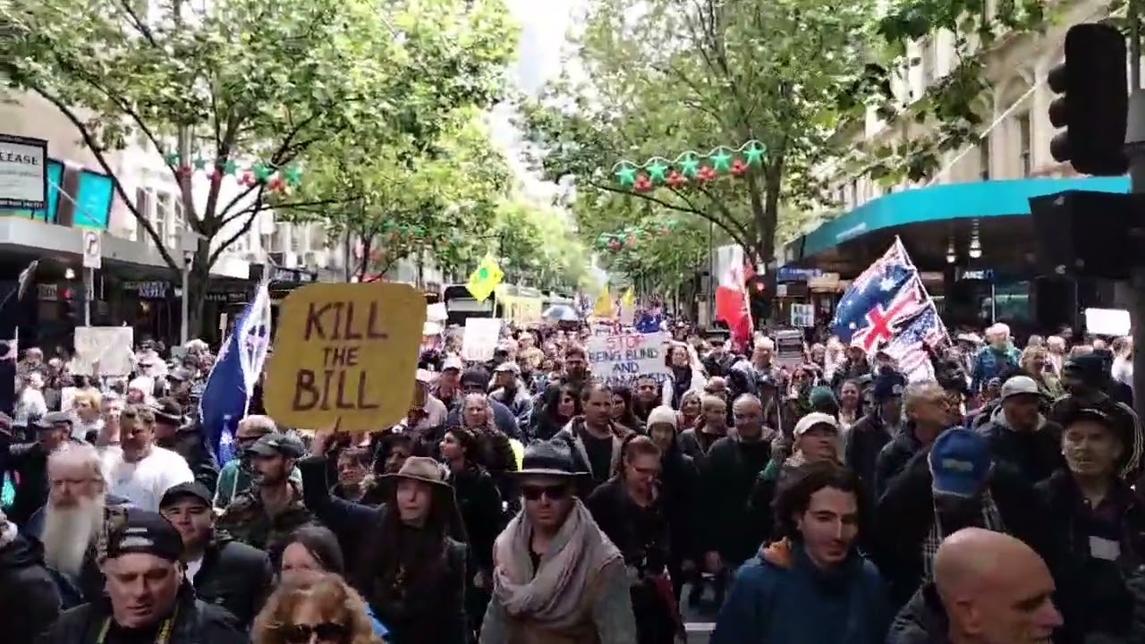 Largest protest in Melbourne, Australia in history as the people rise ...