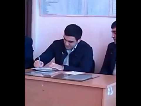 Genc yazar Kenan Murquzov ile 197 sayli mektebde gorus