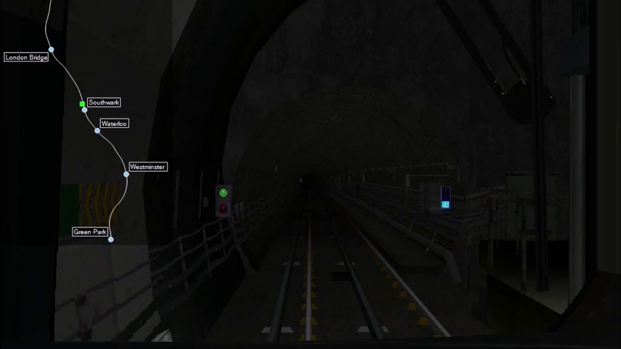 OpenBVE-LU Jubilee Line Green Park to Bermondsey (1996 BVE4 Stock ...