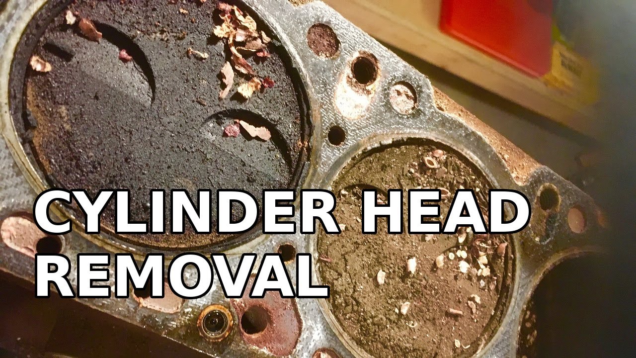 Datsun 240Z L24 Engine Rebuild Ep. 4 - Removing the cylinder head - YouTube