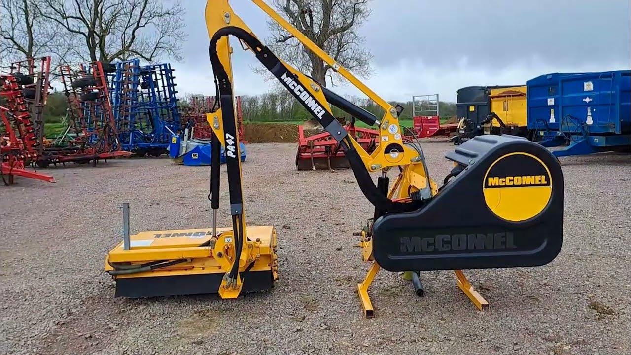 McCONNEL PA47 hedgecutter 2008 - Walkaround - YouTube