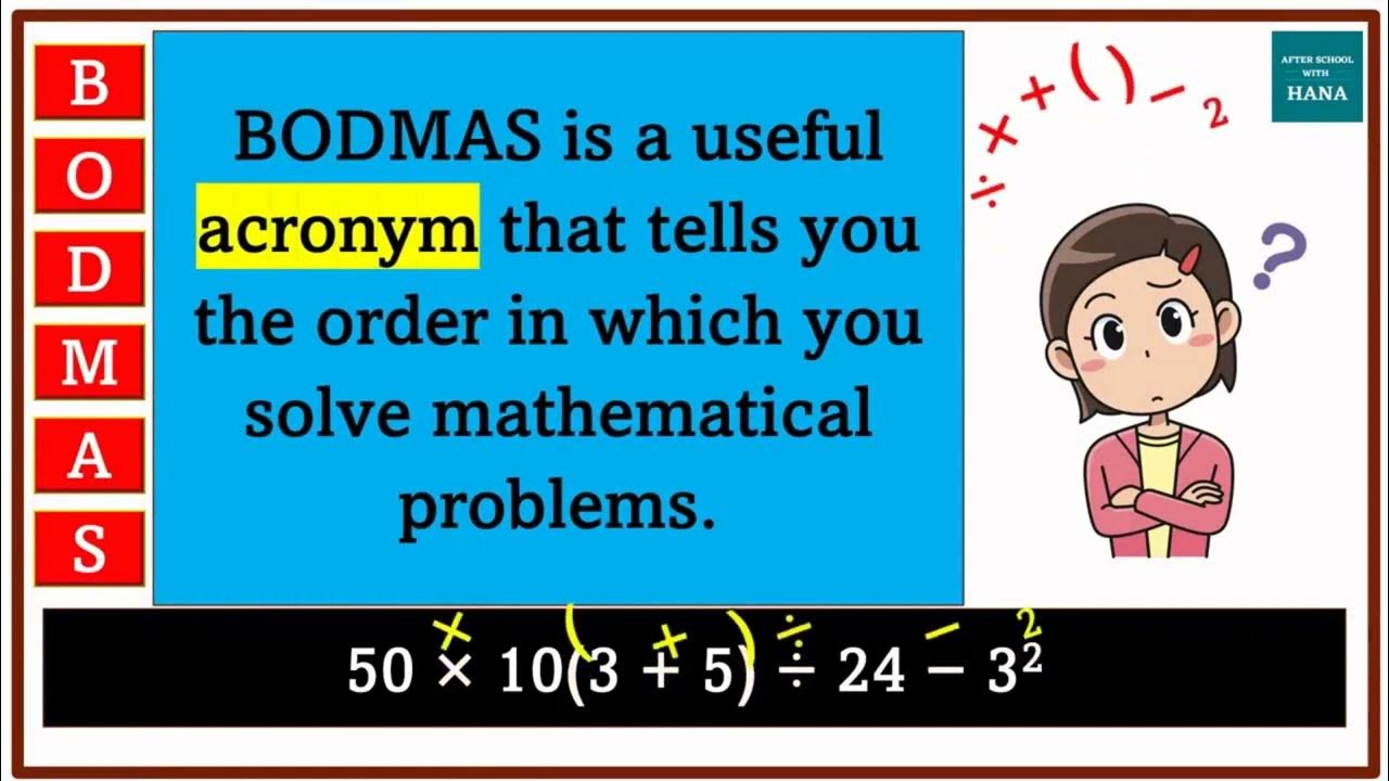 BODMAS rule / Learn BODMAS rule to solve correctly mathematical ...