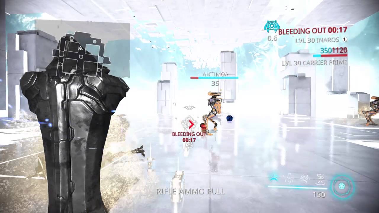 Warframe testing inaros's auto revive with undying will and rank 4 ...
