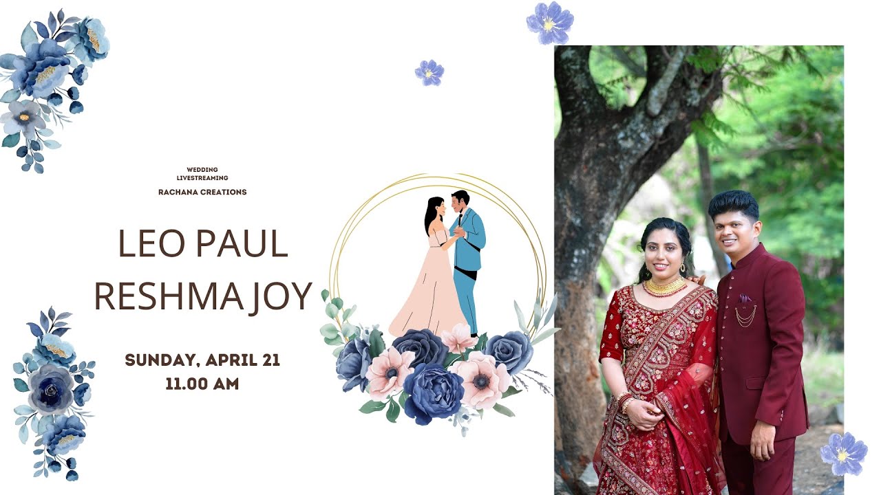 LEO PAUL💕RESHMA JOY || Wedding Livestream || 21.04.2024 || # ...