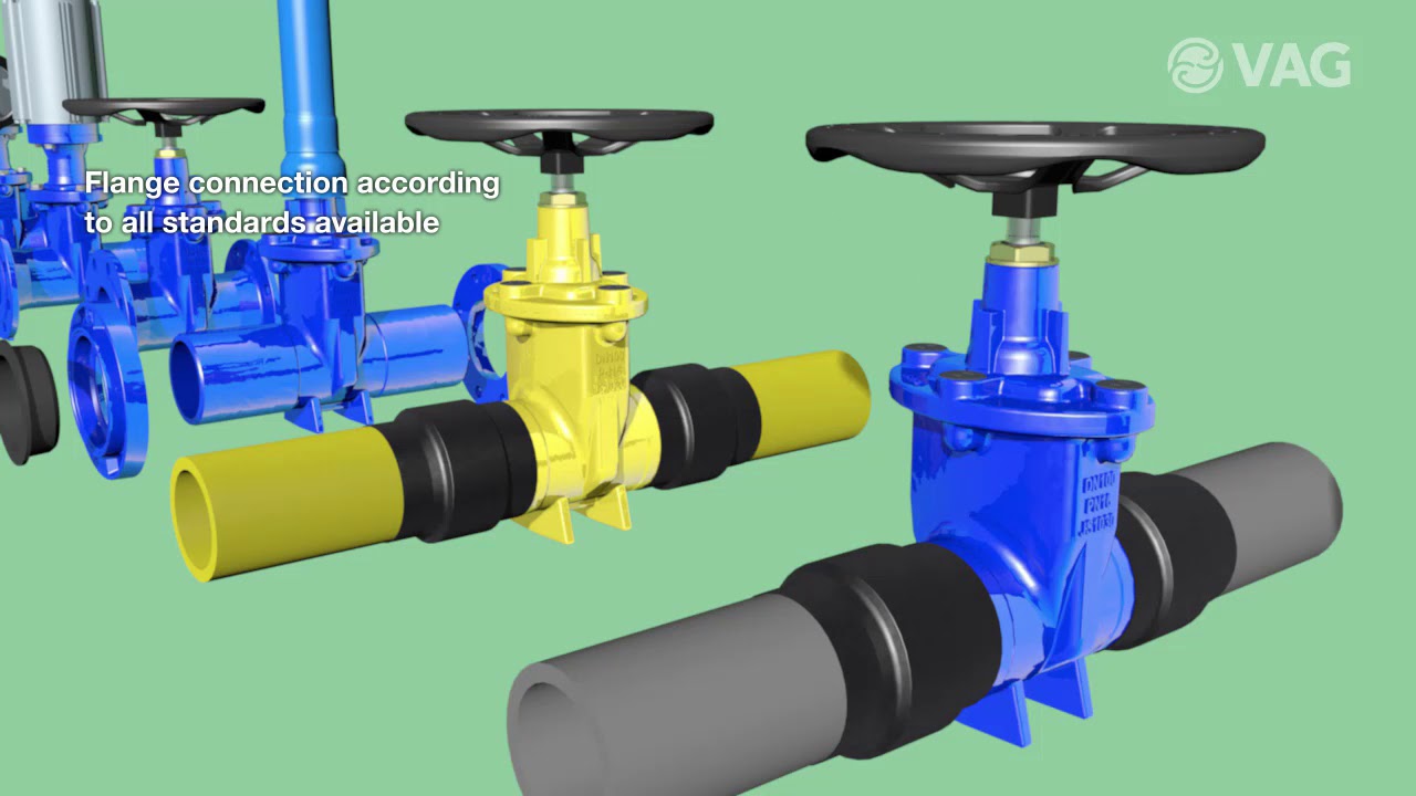 Animation EKOplus Gate Valve - YouTube