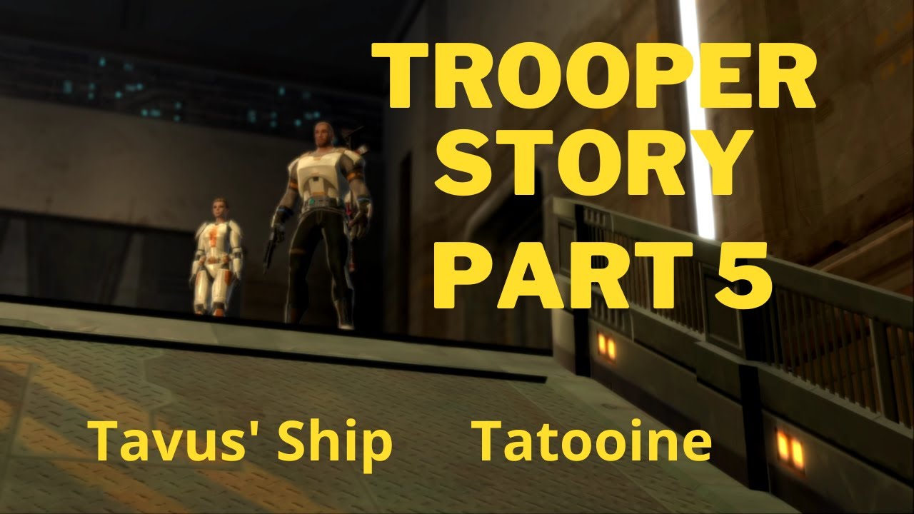 Star Wars: The Old Republic Trooper Story All Cutscenes Part 5 Tavus ...
