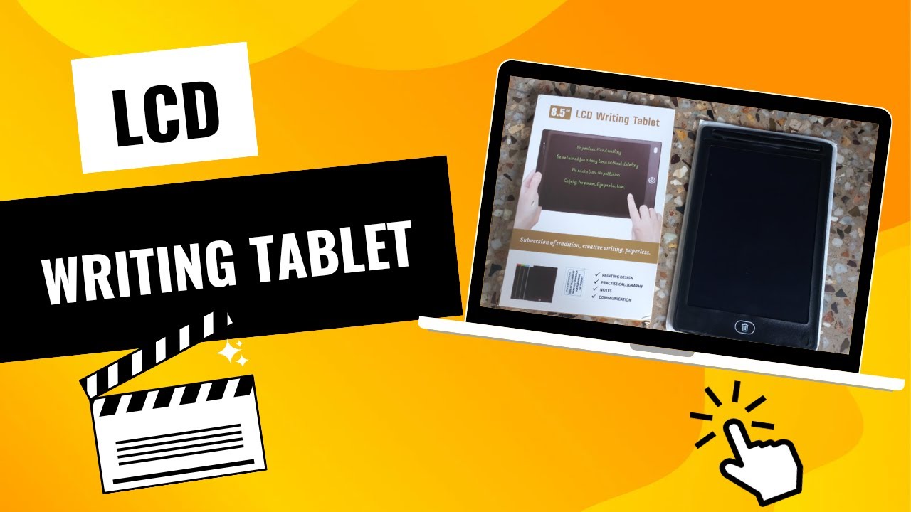 Lcd writing tablet | Lcd writing tablet review | - YouTube