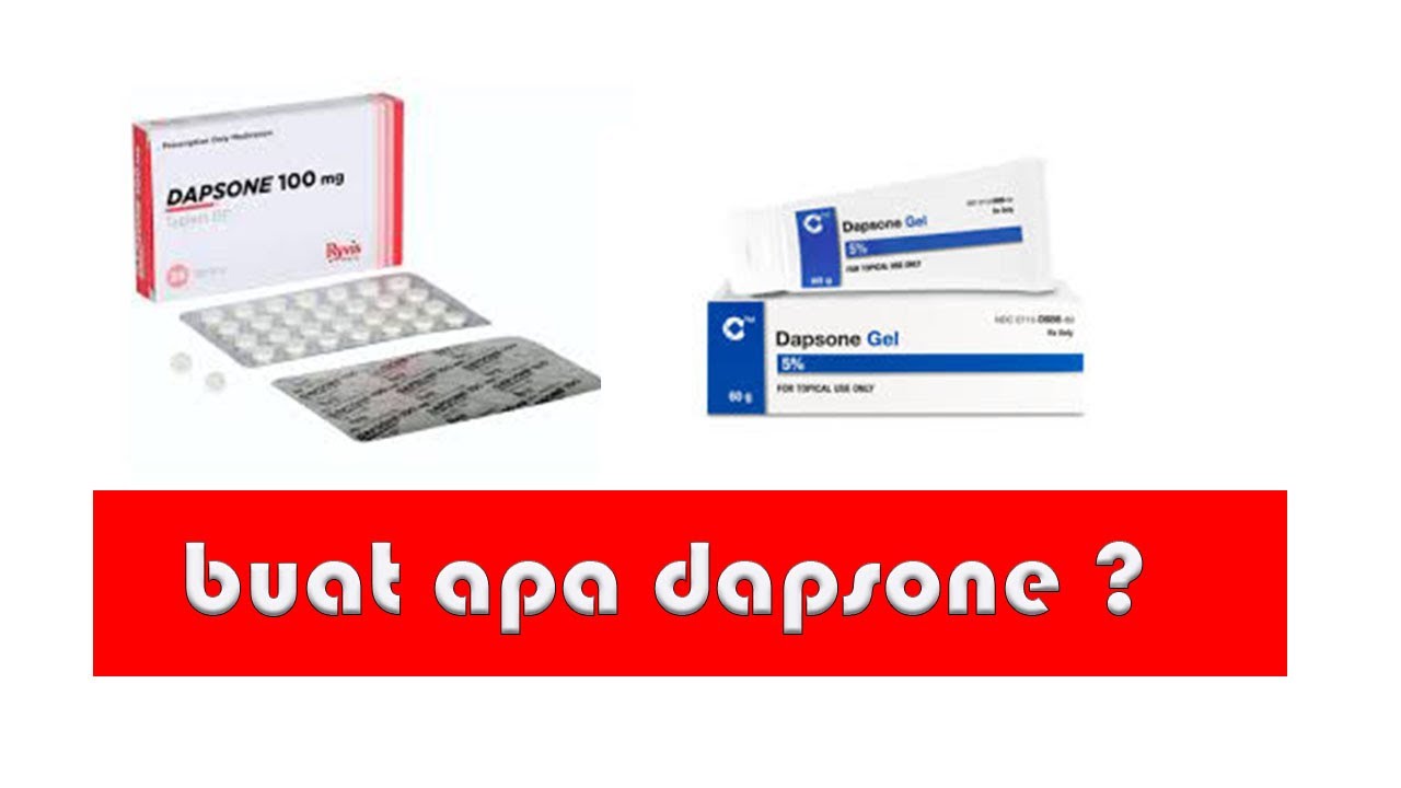 MANFAAT DAPSONE || JERAWAT , KUSTA , DERMATITIS HERPETIFORMIS - YouTube