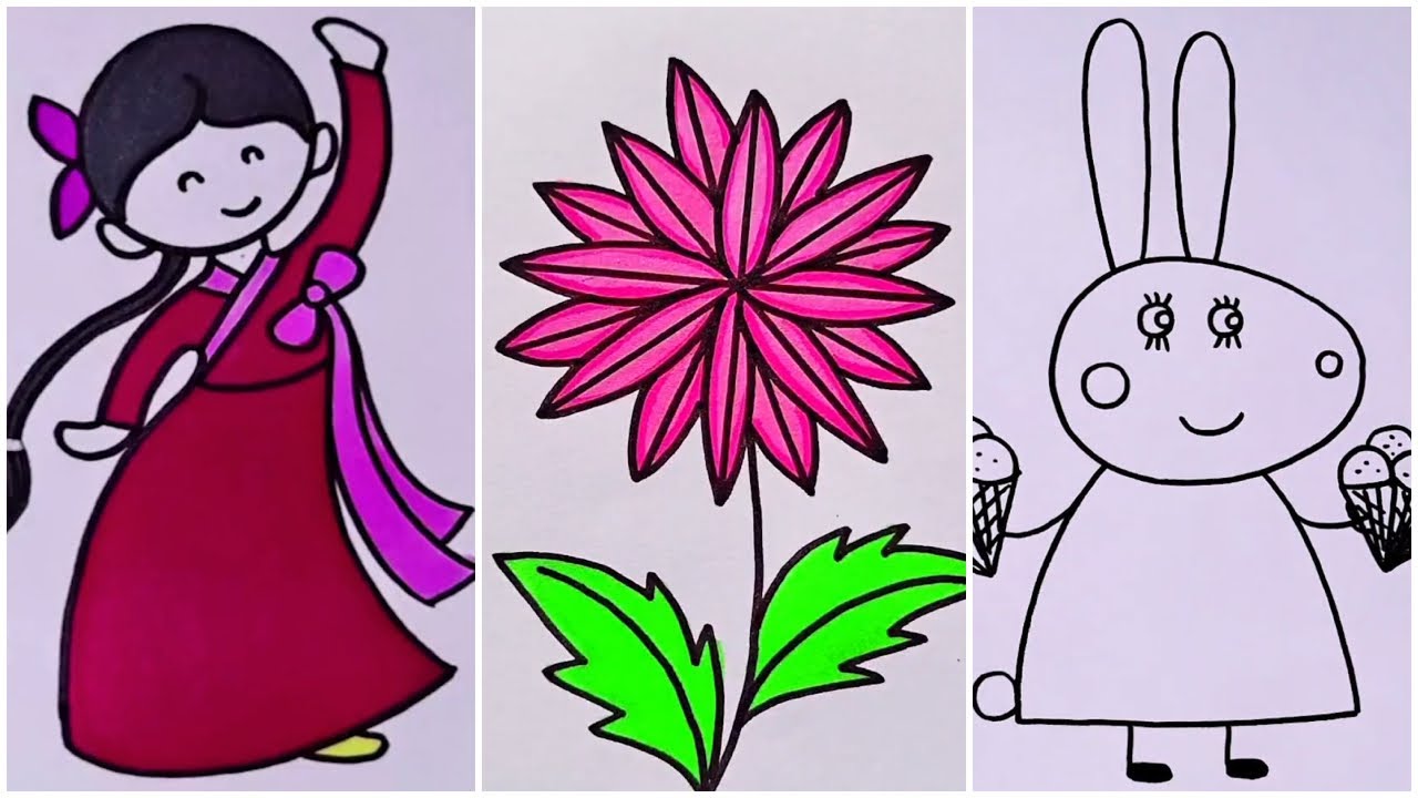 Best Basic drawing for kids ideas - YouTube