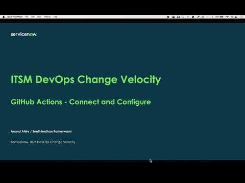 DevOps Change Velocity: GitHub Tool Connect and Configure - YouTube