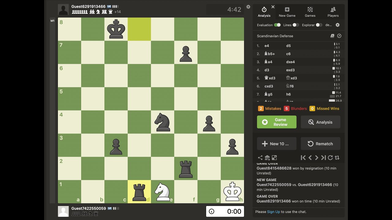 Chess Playthrough for noobs(FIRST VIDEO!!) - YouTube