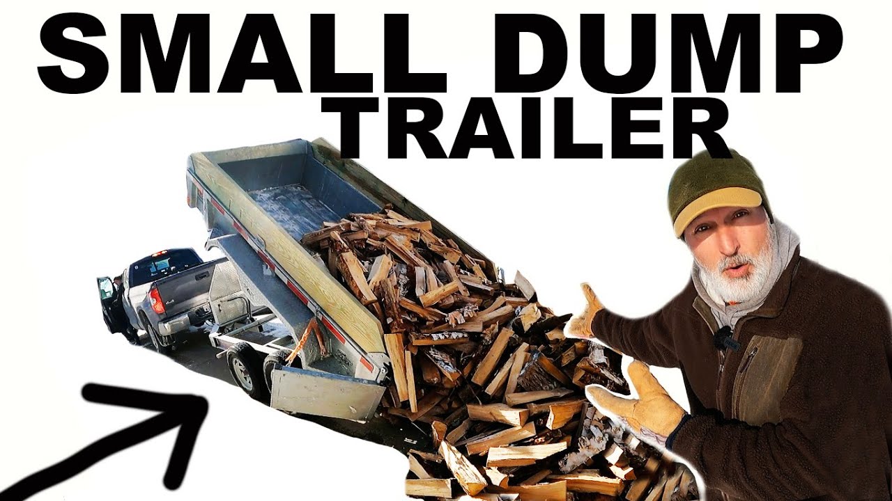 SMALL N&N DUMP TRAILER ON THE JOB! - YouTube