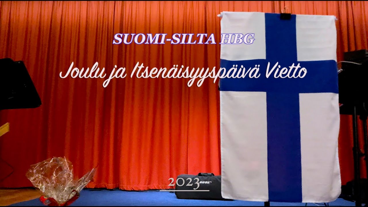 Joulu ja Itsenäisyysjuhla SUOMI SILTA HBG 2023 - YouTube