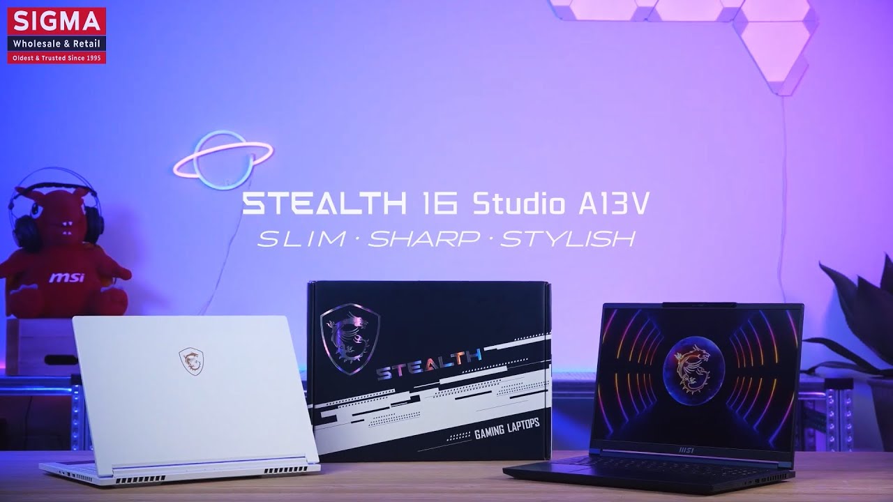 MSI - Stealth 16 Studio A13V - Unboxing - YouTube
