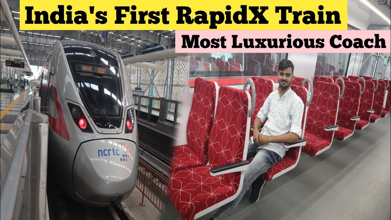 India's First RapidX Train | Namo Bharat Bullet Train in India - YouTube