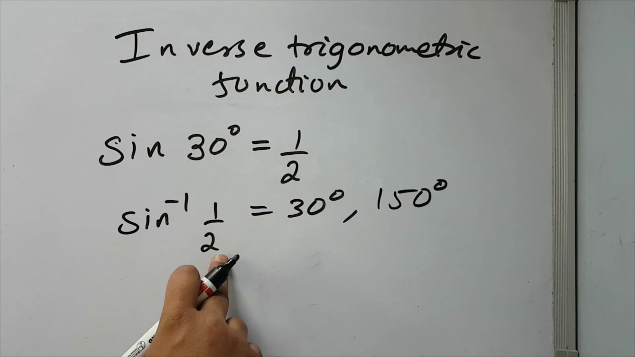 MATHEMATICAL PHYSICS | LECTURE 13 | INVERSE TRIGONOMETRIC FUNCTIONS ...