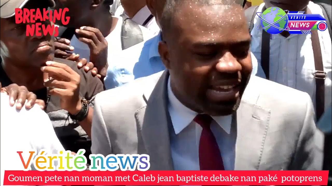 Flash gwo goumen pete nan paké potoprens pandan Met Caleb jean baptiste debake nan paké - YouTube