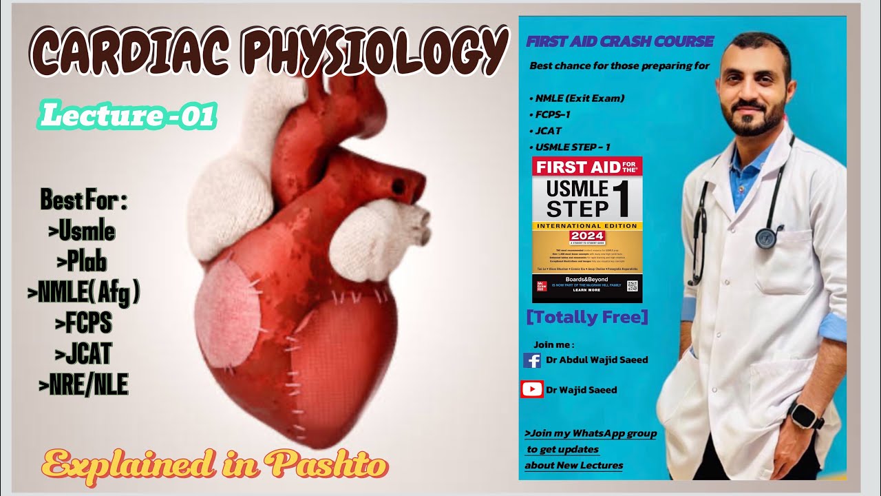 CARDIAC PHYSIOLOGY 🫀👨‍⚕️Lecture - 01 قلبی فزیولوژی اول درس - [ FIRST ...