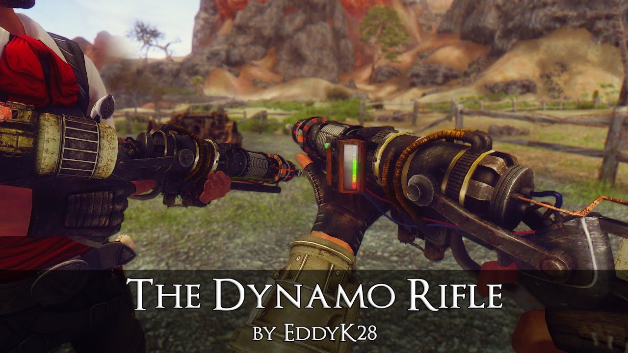 The Dynamo Rifle - Fallout New Vegas - Mod Spotlight - YouTube