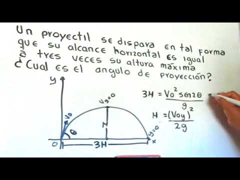 TIRO PARABÓLICO - COMO HALLAR EL ANGULO DE LANZAMIENTO - YouTube
