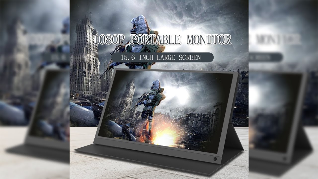 ZEUSLAP Portable Monitor FHD 15.6 Inch 1080p HDMI Type C IPS - LG156 ...