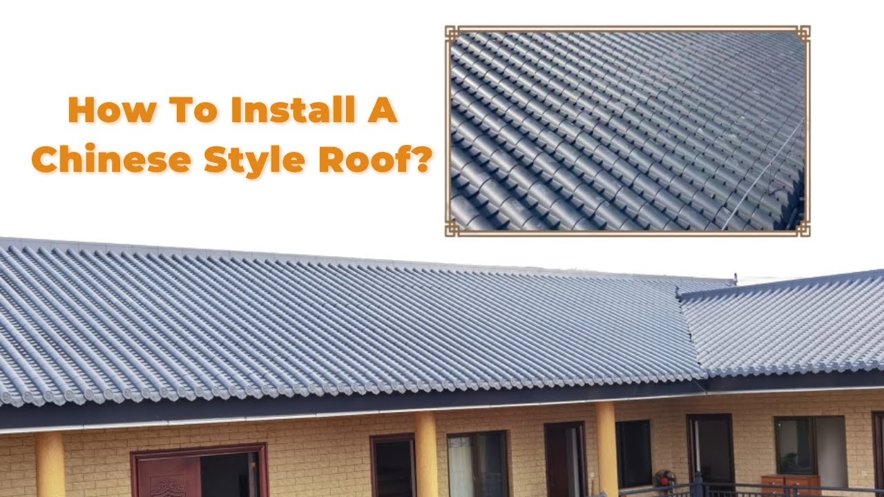 Chinese Style Roofing Install - YouTube