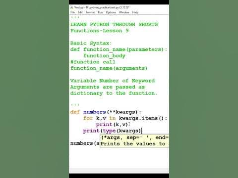 functions in python #shorts #python #pythonfunctions - YouTube