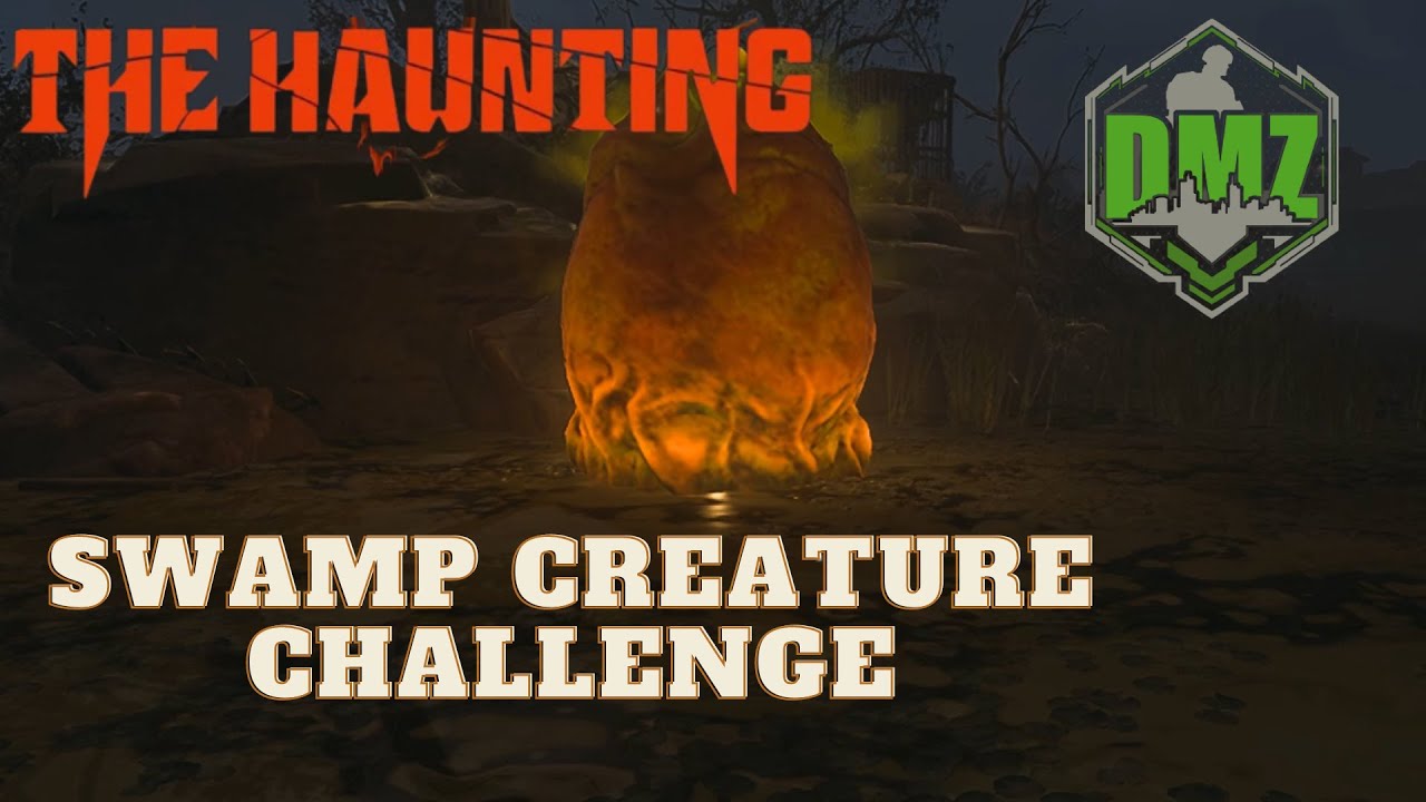 How to easily complete the Swamp Creature Challenge (SOLO) The Haunting ...