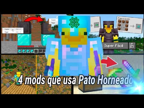 💚TOP 4 MODS QUE USA PATO HORNEADO para Minecraft Bedrock |PACK de mods ...