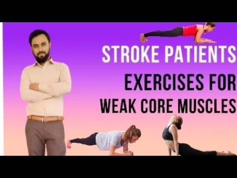 weak core muscles strengthning exercises for stroke patients - YouTube