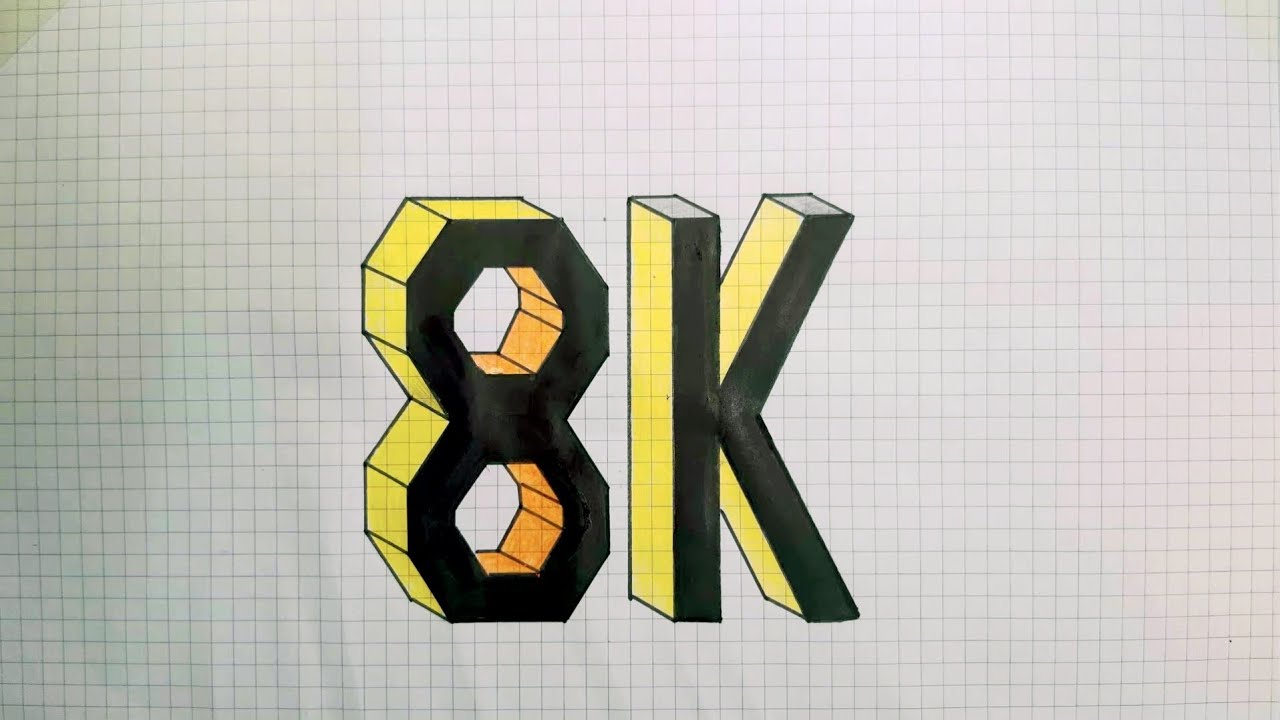 3D drawing of the 8K - YouTube