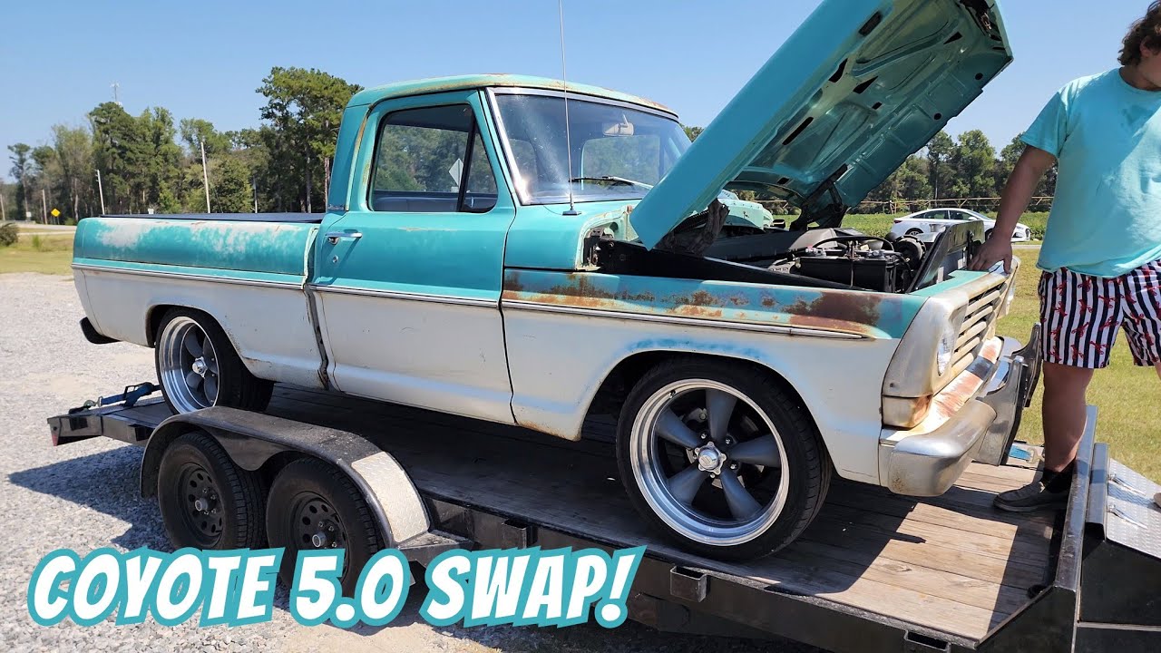 Coyote swapped F100 street truck was wicked! #F100 #coyote #coyoteswap ...