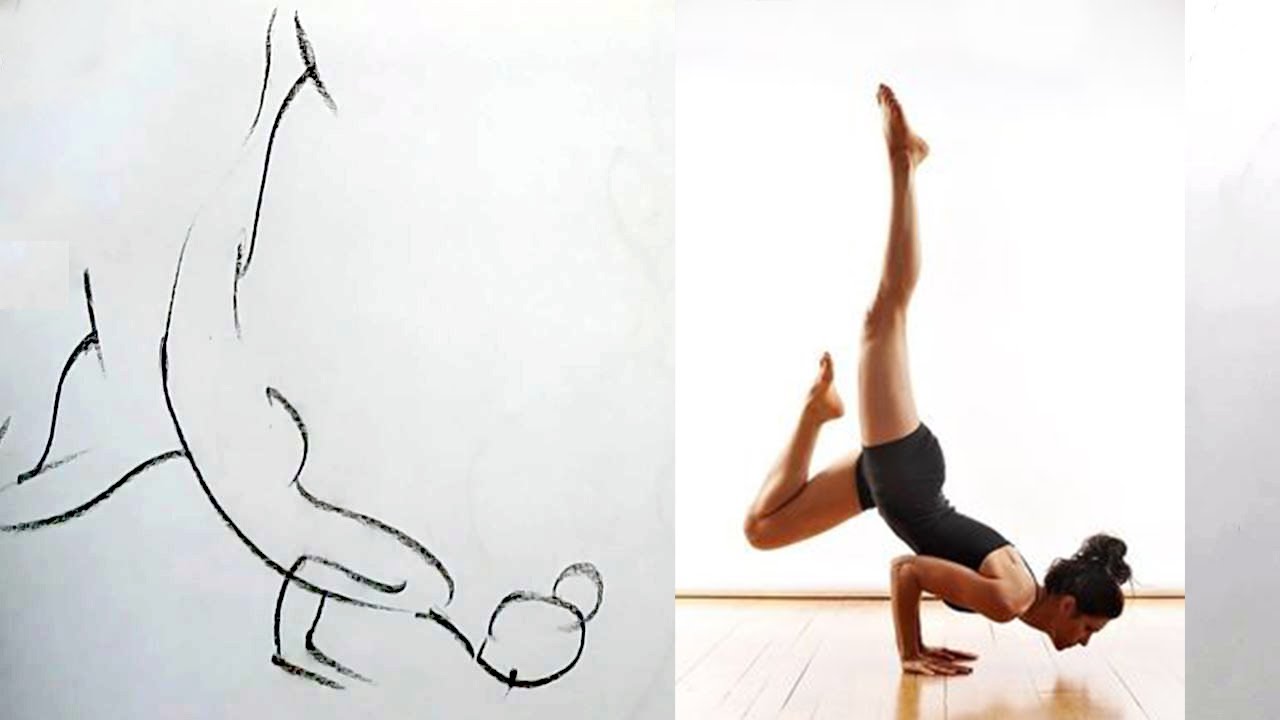 Gesture drawing examples | 30 seconds timer - YouTube