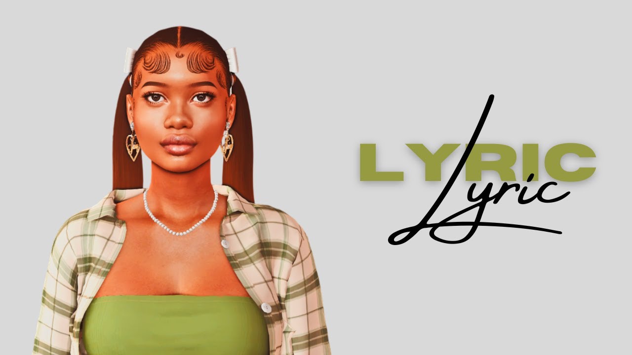 Sims 4 CAS | Lyric + CC LINKS - YouTube
