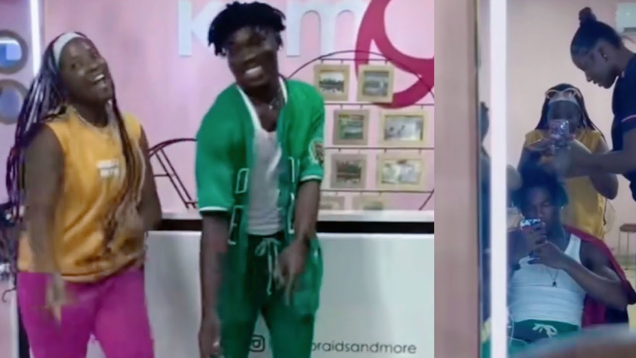 Short Vlog Of Afronita and Champion Rolie at The Salon ️ ️ - YouTube