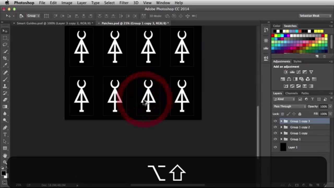Adobe Photoshop CC 2014: "Smart Guides" N.S.L: WEEK 160 - YouTube