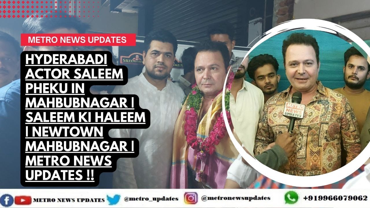 Hyderabadi Actor Saleem Pheku In Mahbubnagar | Saleem Ki Haleem ...